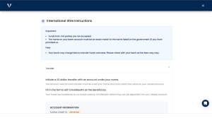 How to Transfer Fund to Your Vested US Account